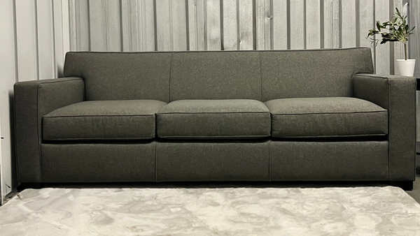 ( Free Delivery ) 84“ Gray Room & Board Dean Sofa – drops